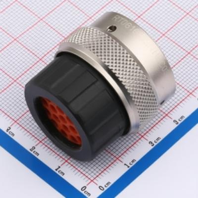 China Durable connector Amphenol RT061619SNHEC03 ECO MATE plug size 16 19 positions socket end cap with IP67 rating for sale