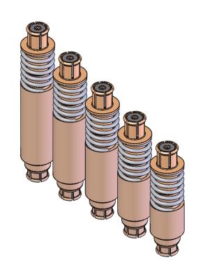 China SMP Female to Female Compressible Adapter Amphenol 1112 4146 EMI Anti Rock Ring with PTFE Insulation for sale