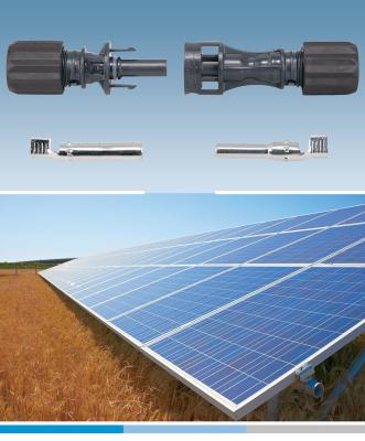 China Durable photovoltaic cable connector Amphenol UTXCFA4AM with RADSOK contact technology and IP68 rating for sale