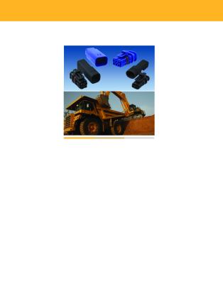 China Connector system Amphenol 10-730179-002 featuring RADSOK socket contacts and molded nylon plug body for sale