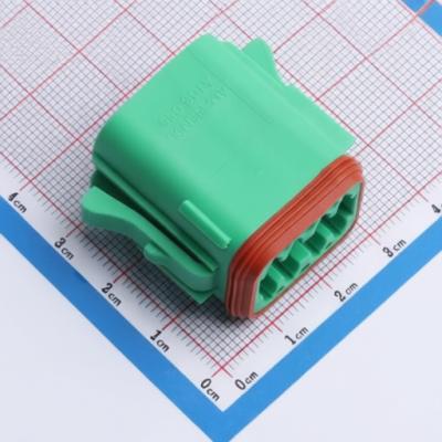 China Thermoplastic housing and silicone rubber seals Amphenol AT06-08SC 8 socket keyed plug for connection for sale