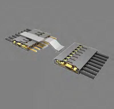 China wire to board connector Amphenol 48051-000LF featuring brass contact body and beryllium copper spring for sale