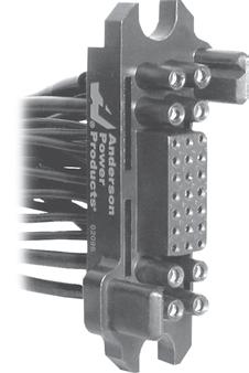 China High durability Anderson Power 035LDBP connector with PBT UL94 V0 insulator and copper alloy contacts for sale