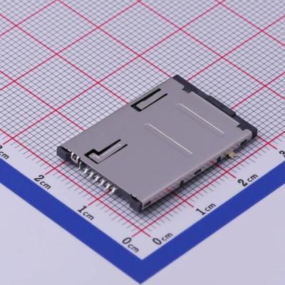 China SIM card connector with dimensional control and extended spring clip dome ATOM SI27C-01200 design for sale