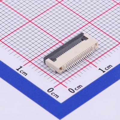 China Dual Contact 0.5mm FPC Flip Top Connector for Flat Cable Applications ATOM FPC05018 09200 Revision R for sale