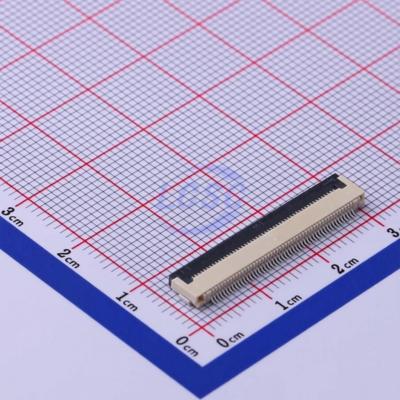 China 0.5mm FPC flip top connector dual contact flat cable compatible ATOM FPC05050 09200 optimized design for sale