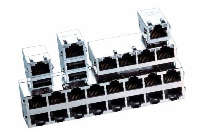 China Mid Plane Mount Connector Module Bel Fuse SS-7388H11S-PG4-AC-50 with Lead Free Solder Compatibility for sale