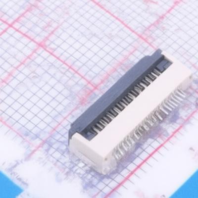 China Flip top bottom entry FPC connector BOOMELE Boom Precision Elec 1.0 12P 1.0mm pitch compact solution for sale