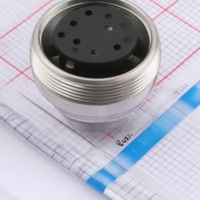 China Rear mount socket connector CAZN M16-S12-GPF M18 suitable for solder board connection and industrial for sale