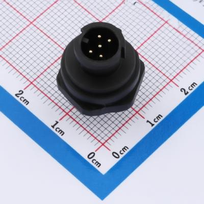 China Durable plastic waterproof connector with panel mount and solder wire CAZN E7B-P5-PWB providing electrical sealing for sale