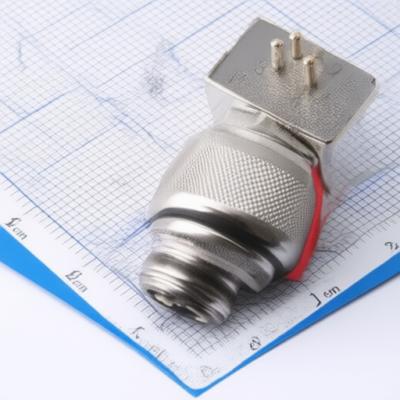 China CAZN M8 P4A GPL M8 JD solderable 4 pin A coded M8 right angle male socket with screw lock panel mount for sale