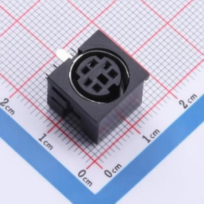 China CUI MD 60S Mini DIN Connector Right Angle Non Shielded Designed for PCB Mounting and Long Life Cycle for sale