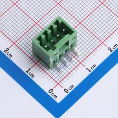 China pluggable terminal block 2 pin 2.54mm pitch chxunda XD2EDGRC-2.54-4P-V with brass nickel plated pins for sale