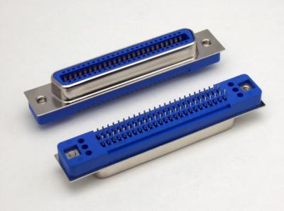 China EDAC B57 050 221 202 connector with glass filled thermoplastic insulator and nickel plated steel shell for sale