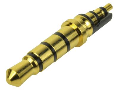 China Durable 4 Conductor Audio Plug Featuring Gold Plated Contacts CUI SP-3544G for Connectivity for sale