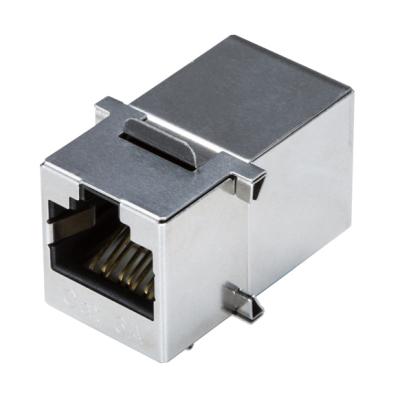 China Modular Jack Featuring 8P8C RJ45 Connector Mounting Latch and Coupler CUI CRJ018-1-TH for Electronics for sale