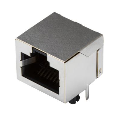 China Shielded 8P8C RJ45 Modular Jack CUI CRJ046-3-TH for Stable Data Connectivity in Network Applications for sale