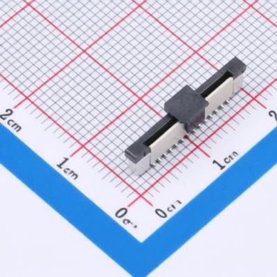 China Durable 0.5 Pitch ZIF Connectors with Natural Color LCP Housing Hanbo Electronic HB-FPC-05LSZJ-H4528P for sale
