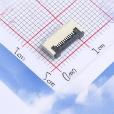 China Durable 0.5 Pitch Easy-on Type Connector Hanbo Electronic HB-FPC-05FGXJ-H2012P with LCP UL94V-0 Material and 2.0mm Height for sale