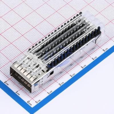 China Optimized data transfer CND-tek QSFP28 2170703 1X1YDS suitable for high speed networking applications for sale