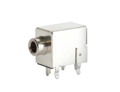 China Tip and ring switch shielded audio jack low profile connector CUI SJ1-3535NS designed for audio circuits for sale