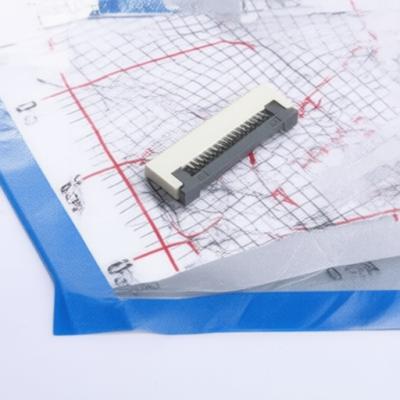 China Durable 0.5 Pitch Easy-on Type Connector Hanbo Electronic HB-FPC-05FGXJ-H2016P Featuring 2.0mm Height for Wiring for sale
