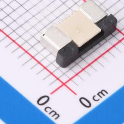 China Electrical ZIF Connectors with 05mm Pitch and 20mm Housing Height Hanbo Electronic HB FPC 05LBSJ H206P for sale