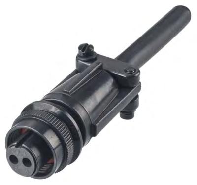 China solder termination circular connector Harwin C90-3106F10SL-4P with threaded and polarized coupling for sale