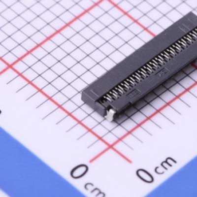China HC FPC 03 10 33RLTAG Flexible Printed Circuit Connector with Flip Top Actuator ZIF Right Angle Design for sale