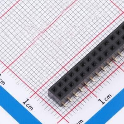 China Surface mount double row pin header HCTL PM200-2-16-S-4.3 connector for electronic and pcb assemblies for sale