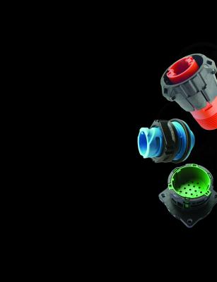 China Durable Connector Solutions ITT CANNON APK-PA16G15-002 Full Plastic Connector for Harsh Environments for sale