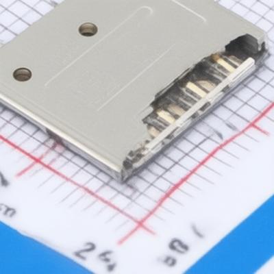 China micro SIM card connector push push type HRS KP10BJ-8S-SF 800 with reverse card insertion protection for sale