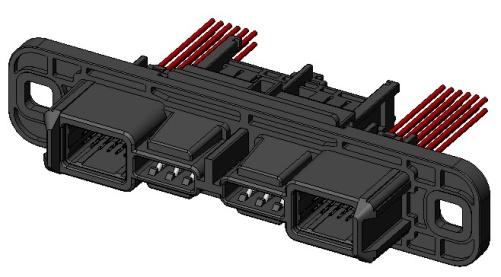 Quality High current JAE Electronics DW3R002-CV connector combining power and signal contacts in compact design for sale