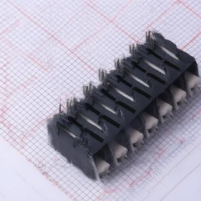 China Spring loaded bent foot connector black color JILN JL212R 50007B01 electrical connection component for sale