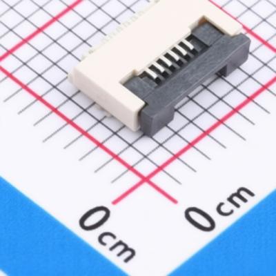 China JUSHUO AFC01 S06FCC 00 FPC FFC Connector 0.5mm Pitch Secure Locking Suitable for Flexible Flat Cable for sale