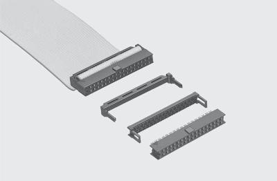 China Durable JST RARSFP-3V-00 RA connector designed for 1.27 mm pitch cables meeting MIL SPEC standards for sale