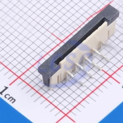 China FPC Connector with Double Row Right Angle Design Pull Tab Locking JUSHUO AFA22-S10WCC-00 1.0mm Pitch for sale