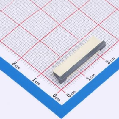 China double row FPC connector 1.0mm pitch straight insertion JUSHUO AFA22-S16HCC-00 with locking pull tab for sale