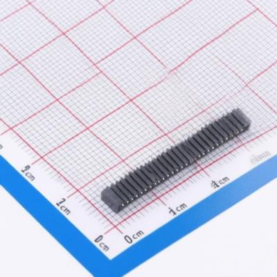 China Phosphor bronze PA46 terminal JUSHUO AFA10-S30HCC-00 featuring 1.0mm double-sided straight pin connection for sale
