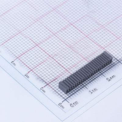 China 1.0mm double sided surface mount terminal JUSHUO AFA10 S24ECC 00 with LCP phosphor bronze components for sale