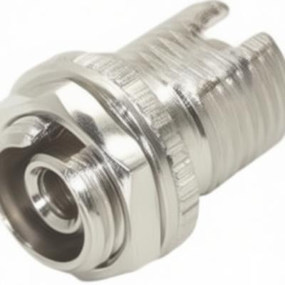 China 3/8 Inch Diameter FC-FC Simplex Fiber Optic Adapter L-com FOA-033A Designed for Secure Panel Mounting for sale