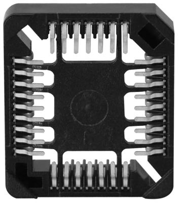 China Surface Mount PLCC Socket Kycon SMPX-52LCC-P Designed for Square and Rectangular Molded Plastic Chip Carriers for sale