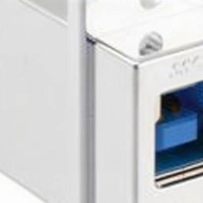 China USB 3.0 Type A Female to Type B Female Coupler Panel Mount Model L-com ECF504-3BA-S with Nickel Shell for sale