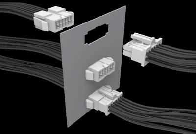 China Panel mount cable assembly Samtec T1M74-L-02-F with gold flash plating and PVC or Teflon cable options for sale