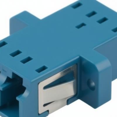 China Single Mode Fiber Optic Coupler Duplex SC Connector Plastic One Piece Body L-com FOA-LCSM2-PCUF-SCF for sale