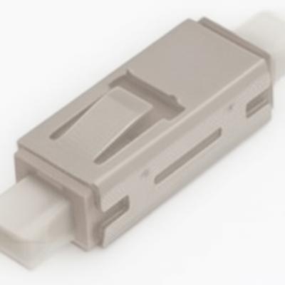 China Fiber Optic Simplex Adapter L-com FOA-704 Brown Plastic Housing Zirconia Sleeve Individually Packaged for sale