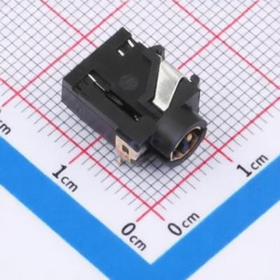 China Durable PCB mount audio jack CUI SJ-43515TS featuring tip switch and plastic bushing for stable connectivity for sale