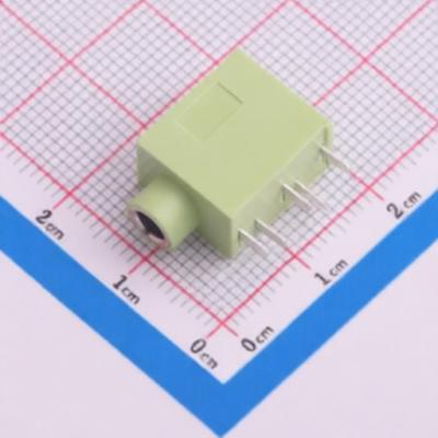 China 3.5 mm audio jack with tip and ring switch CUI SJ1-3535NG-GR low profile design connectivity for sale