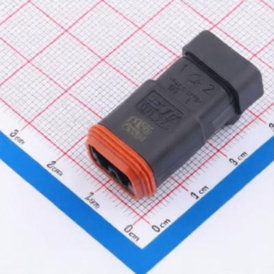 China Robust DEUTSCH DT06-2S-CE05 connector featuring wedgelocks and push latch locking for performance for sale