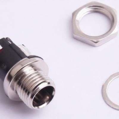 China Panel Mount DC Power Jack with 2.0 Millimeter Center Pin and Mounting Hardware CUI PJ-005A 24 Vdc 5 A for sale